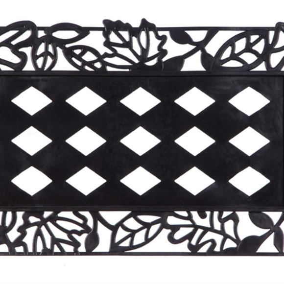 Sassafras | Accents | Sassafras Leaves Black Mat Tray | Poshmark